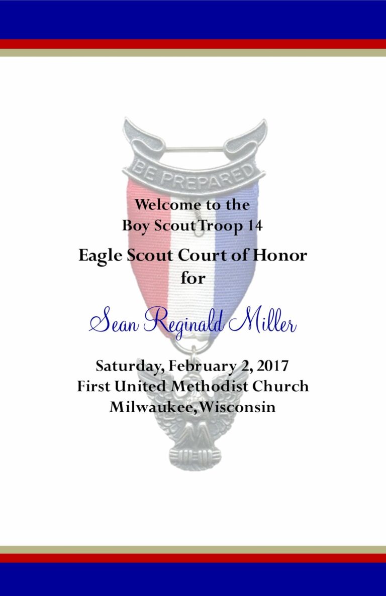 Product Categories Eagle Scout Court of Honor Programs