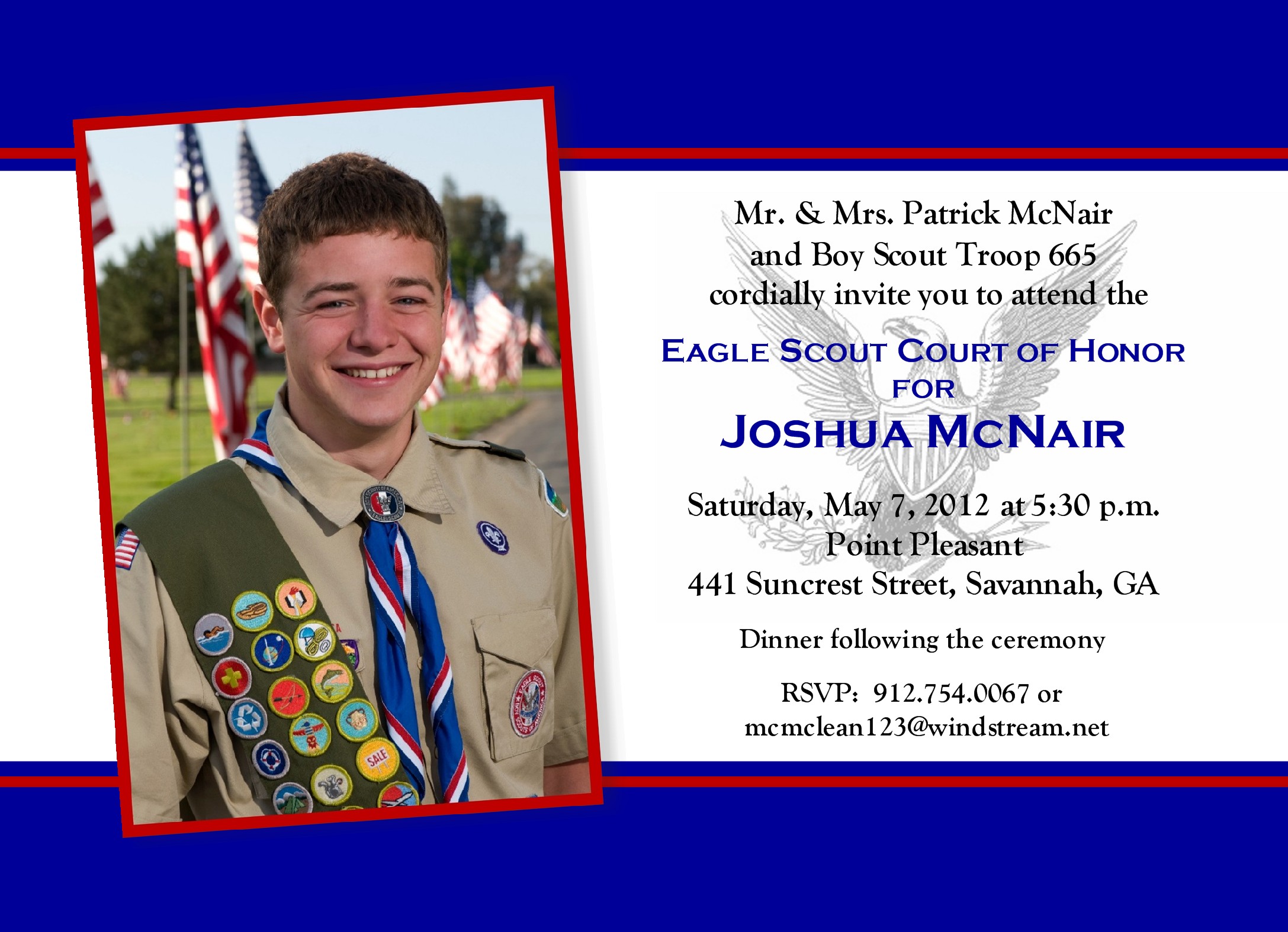 Eagle Scout Invitations Template Free