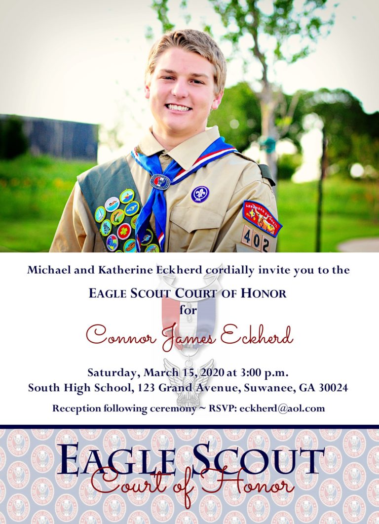 Scouting 2 Eagle Scout Invitation