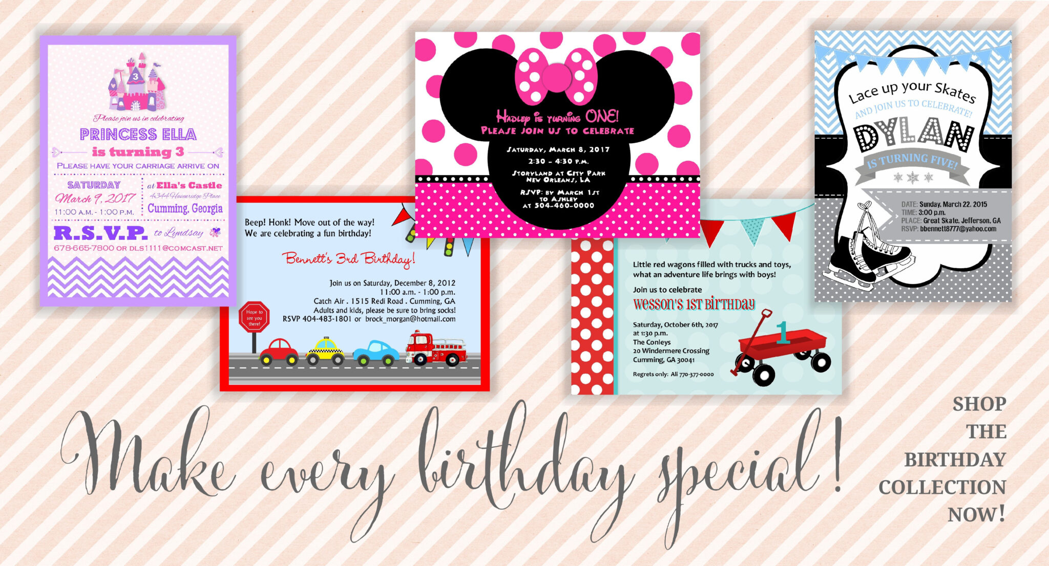 It's All About the Cards – Invitations, Announcements, and More